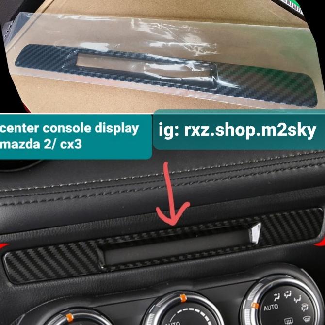 Jual Cover Center Console Dashboard Carbon Panel Mazda 2 CX3 | Shopee ...