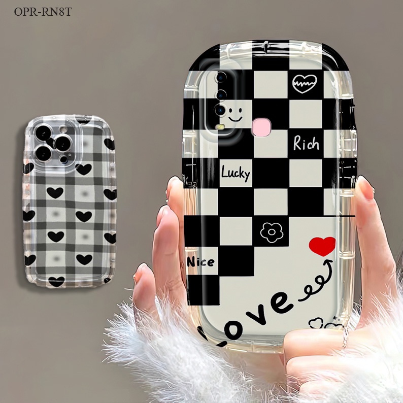 Jual OPPO Reno 8 8T 8Z 7 7Z 6 5 5F 4 4F R17 R15 Pro 4G 5G Untuk Case Hp Casing Fashion Lattice ...
