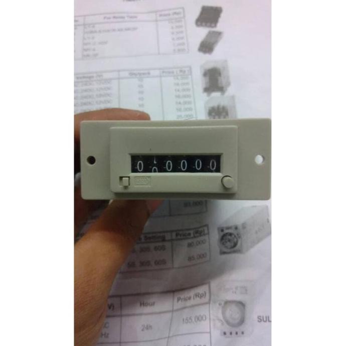 Jual Ready Counter Timer Analog 4 Digit 220Vac/Counter Analog 6Digit ...