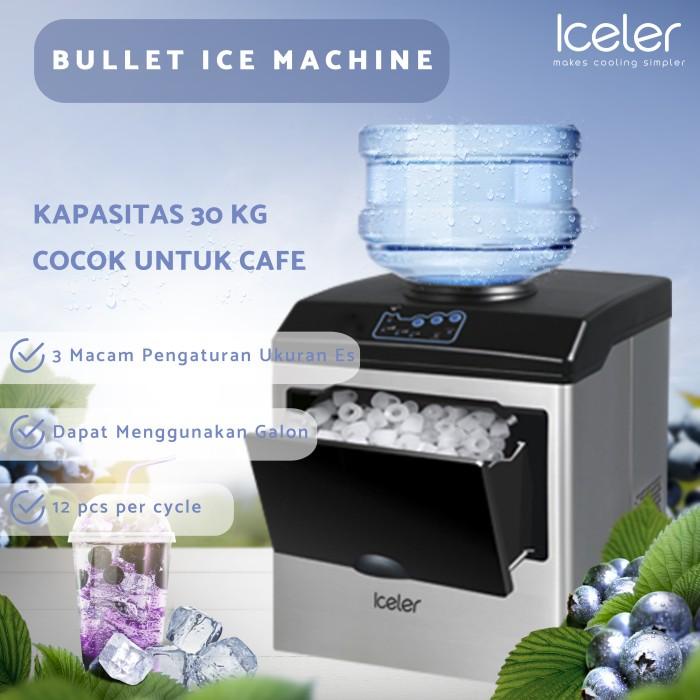 Jual Iceler Mesin Es Batu Kristal Ice Maker 30Kg/24Jam Terbaik Untuk ...