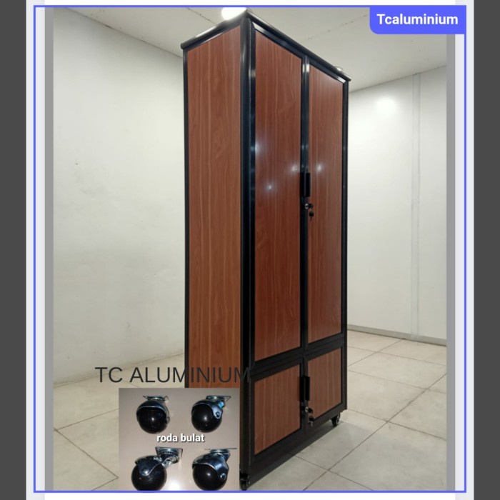 Jual Acp 75X38X179 Lemari Sepatu Helm Rak Aluminium Hollow 20U Coklat 8 ...