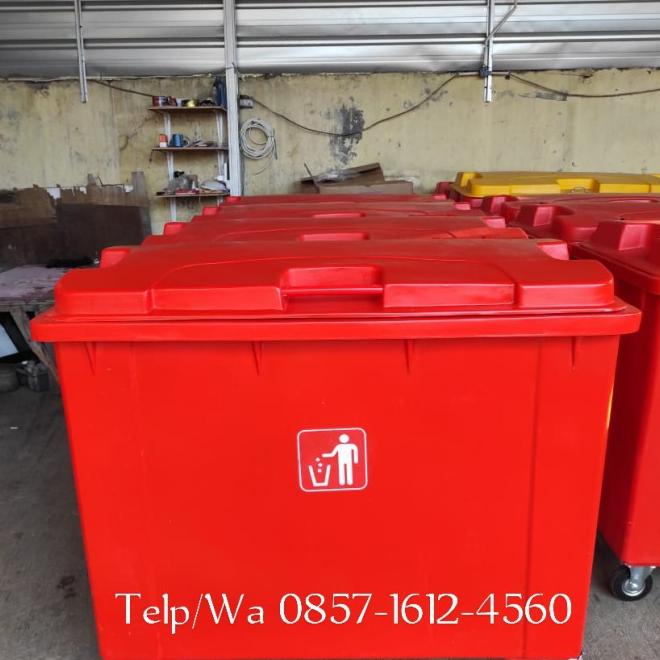 Jual Tempat /Bak Sampah Besar Fiber Kapasitas 660 L | Shopee Indonesia