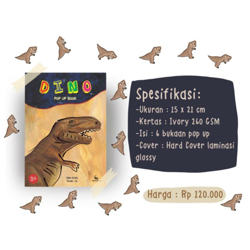 Jual Dino | Buku Pop-up Book Dinosaurus | Buku Anak Balita Laki-laki ...