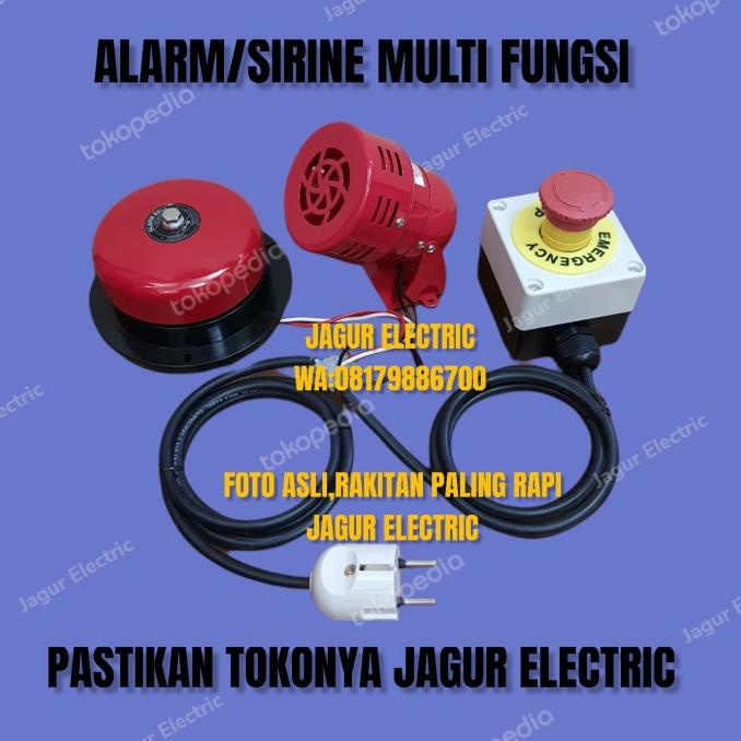 Jual TERBARU !!! ALARM DARURAT KOMBINASI/SIRINE DARURAT KOMBINASI BELL ...