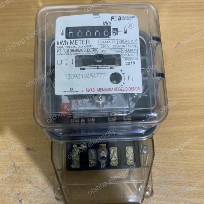 Jual KWH METER 1 PHASE FUJI DHARMA 20(60) Pascabayar | Shopee Indonesia