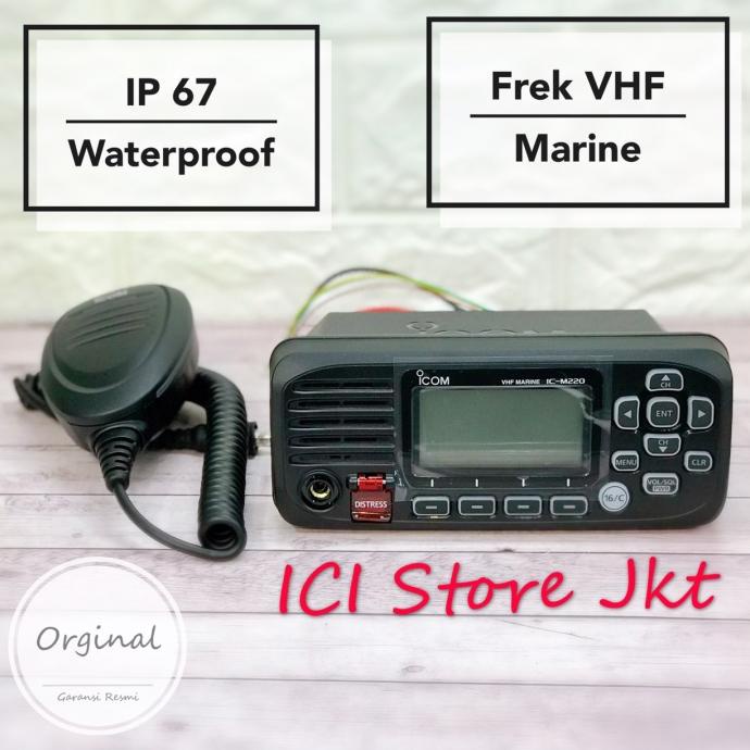 Jual Radio Rig Icom IC M 220 / icom m220 / icom marine (Original ...