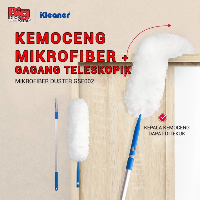 Jual Kemoceng Gagang Extend Microfiber Pembersih Langit Rumah Kleaner ...