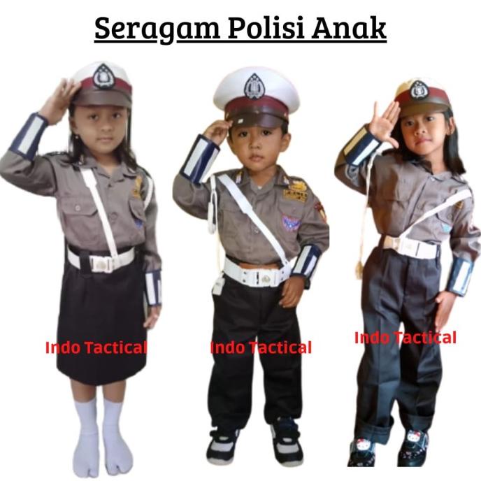 Jual Baju Seragam Polisi Anak, Baju kostum Polisi Cilik/Pocil karnaval ...