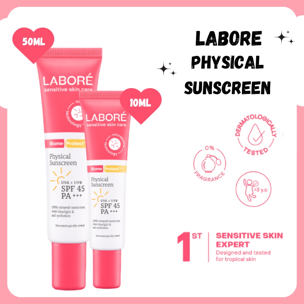 Jual Labore Sensitive Skincare Biome Protect Physical Sunscreen 30ml ...