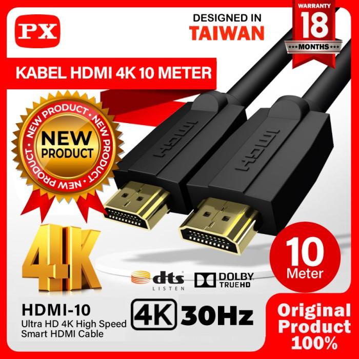 Jual KABEL HDMI 10 METER 4K ULTRA-HD HDR ARC HIGH SPEED QUALITY PX HDMI ...