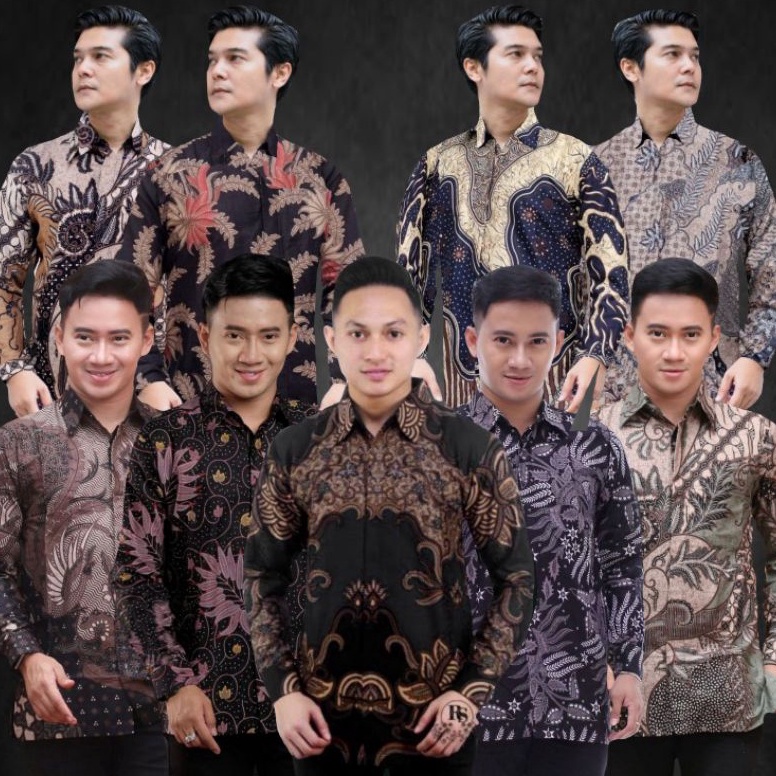 Jual [CODE BARANG 594AEP] Batik Pria Lengan Panjang BATIK AZMIL HRB026 ...