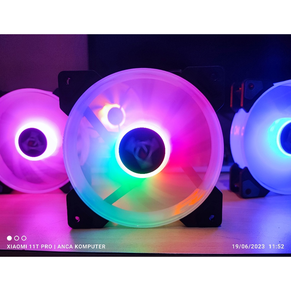 Jual Ready.. Fan case gaming varro prime ring led 12 cm 4 pin molex ...