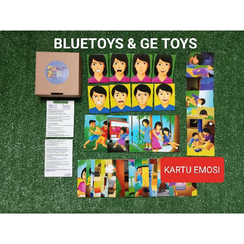 Jual GETOYS BUNDLE KARTU EMOSI, EXPLORING EMOTION DAN PROBLEM SOLVING ...