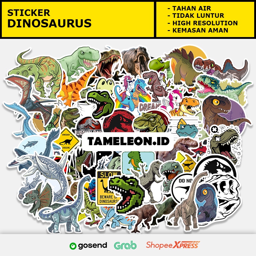 Jual Sticker laptop Handphone Dinosaurus Sticker Handphone Sticker ...