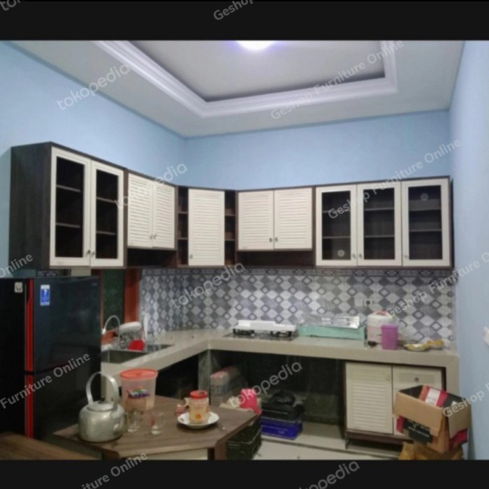 Jual Kitchen set atas L 10 pintu | Shopee Indonesia