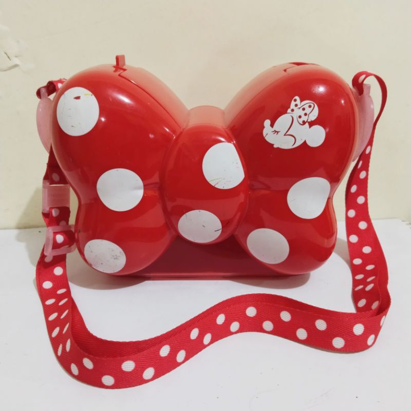 Jual Popcorn Bucket Tokyo Disney Resort Minnie Mouse's Red Bow / Tas ...