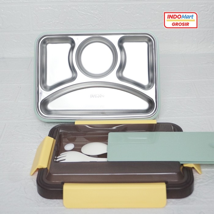 Jual INDOMART Lunch Box kotak Makan Kotak Bekal Kapasitas Besar ...