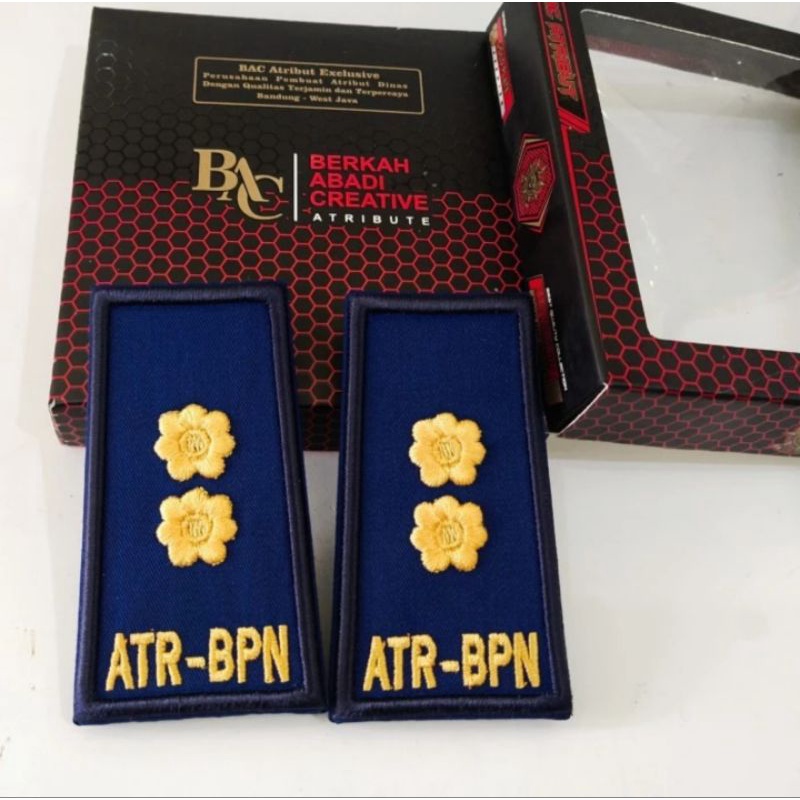 Jual PANGKAT PDU ATR BPN GOLONGAN 4A BORDIR TIMBUL EXLUSIVE BEST ...