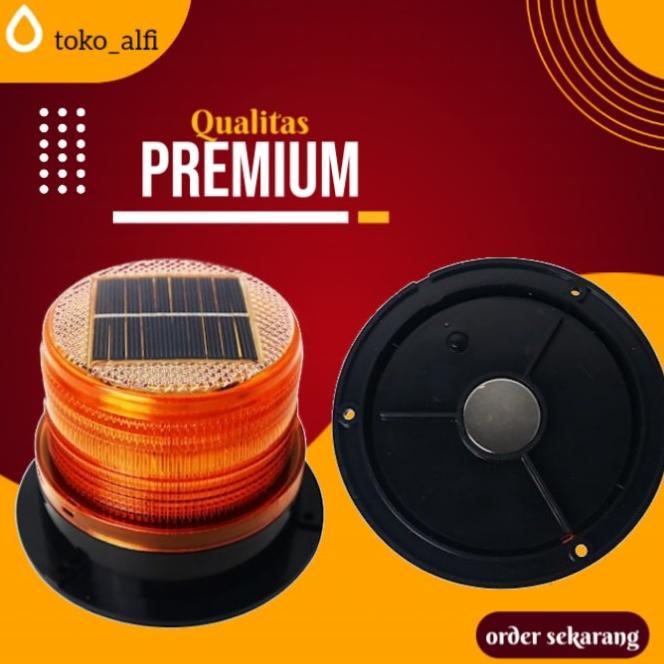 Jual Lampu Rotary Solar Mini Panel Surya Rotari Kuning 3600 Mah Variasi ...