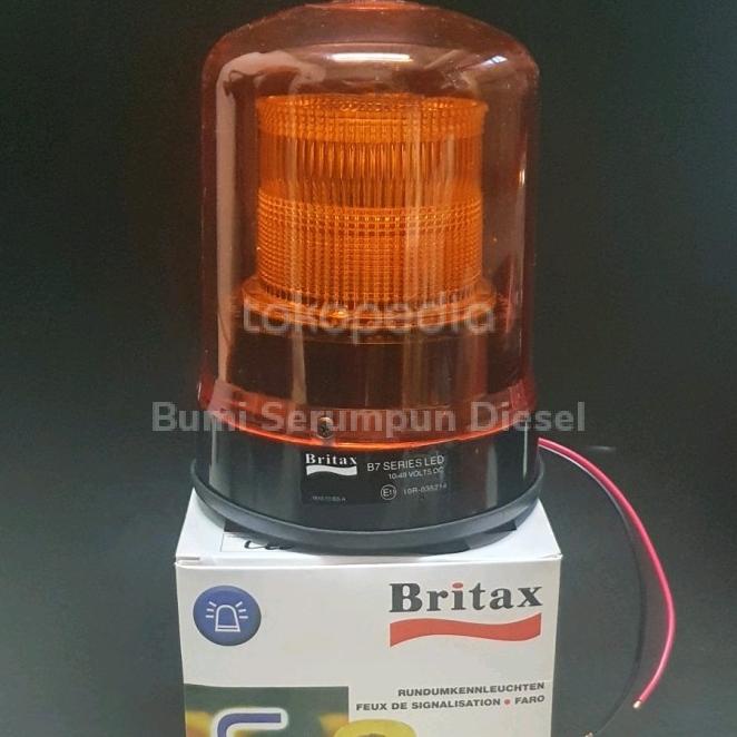 Jual Lampu Rotary Warning Light Beacon Britax 12V - 24V B7 Series Led 6 ...