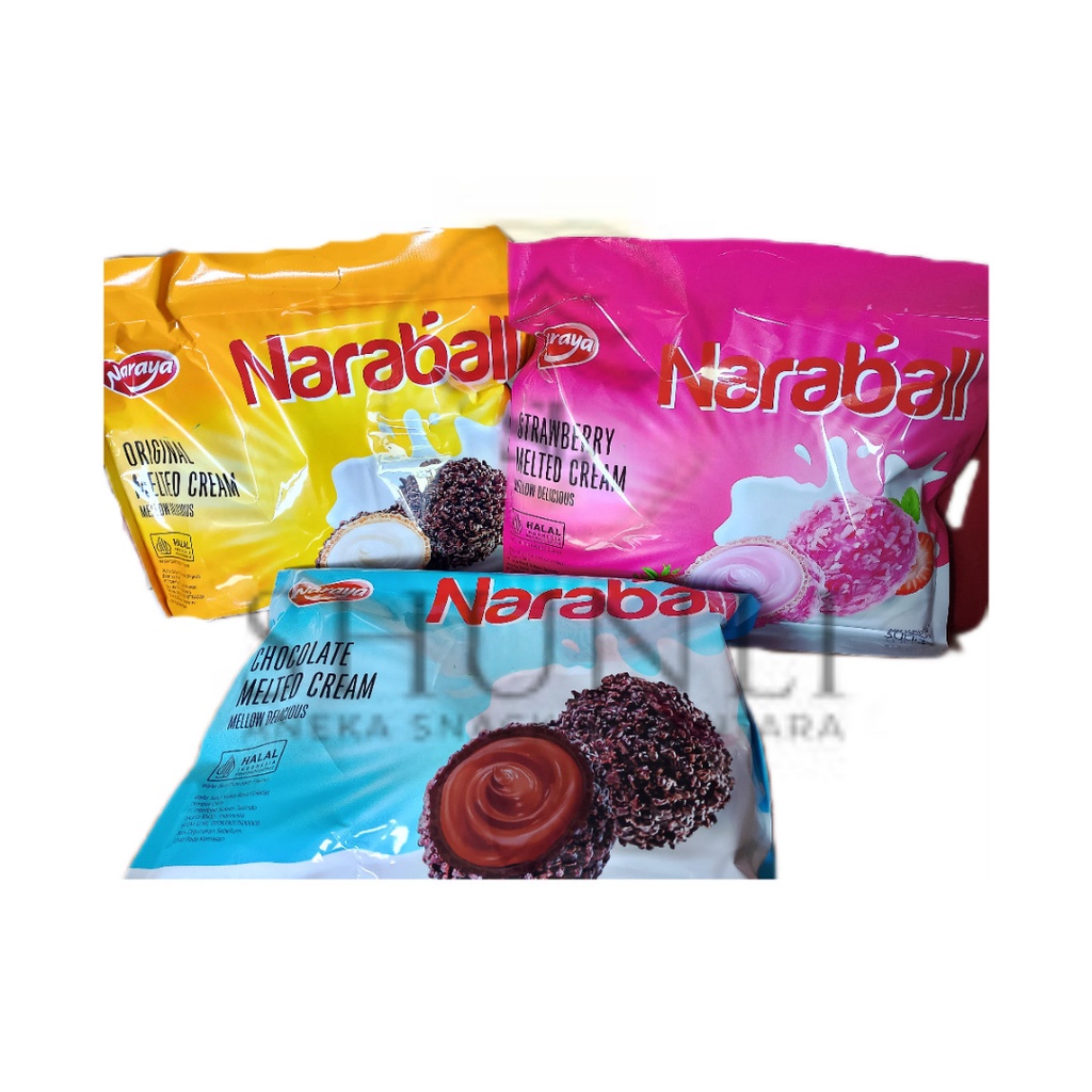 Jual Naraya Naraball Wafer Ball Chocolate / Wafer Salut Krim Cokelat ...