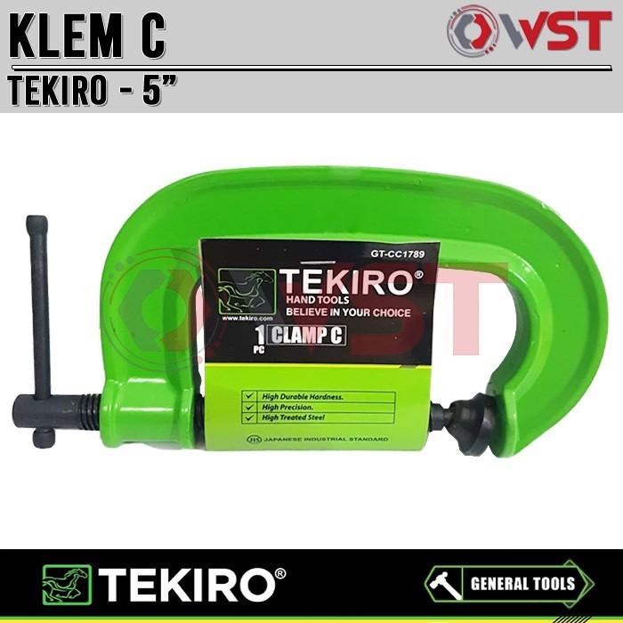 Jual Tekiro Klem C 5" / Catok C 5Inch / Clamp C 5 Inch | Shopee Indonesia