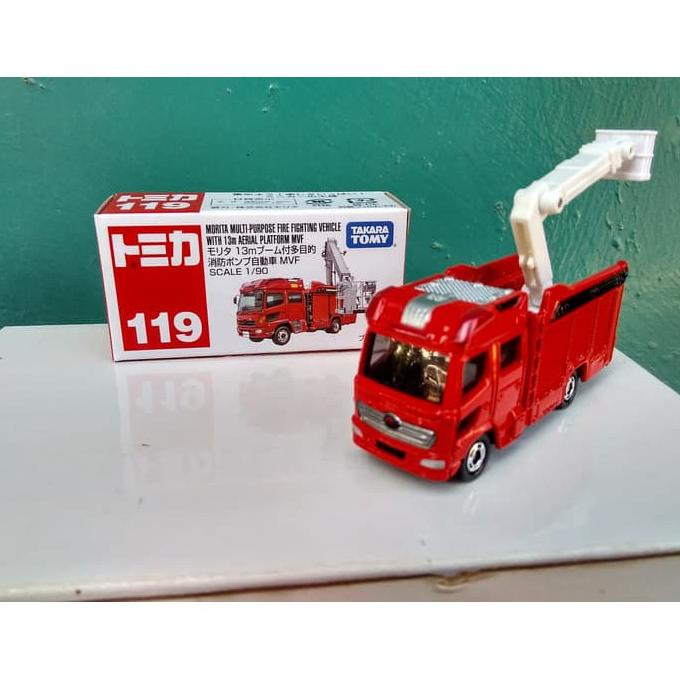 Jual [RBG] Tomica No 119 Morita multi purpose fire fighting Truck Diecast Miniatur Truk reguler ...