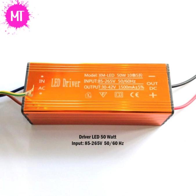 Jual LED Driver 50 watt WATERPROOF CASING BESI |Paling laris | Shopee ...