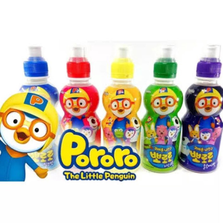 Jual Best minuman pororo drink 235ml strawberry milk blueberry lychee ...