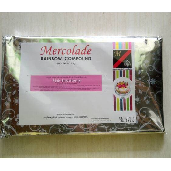 Jual Mercolade Coklat Batang Pink Strawbery 1Kg | Shopee Indonesia