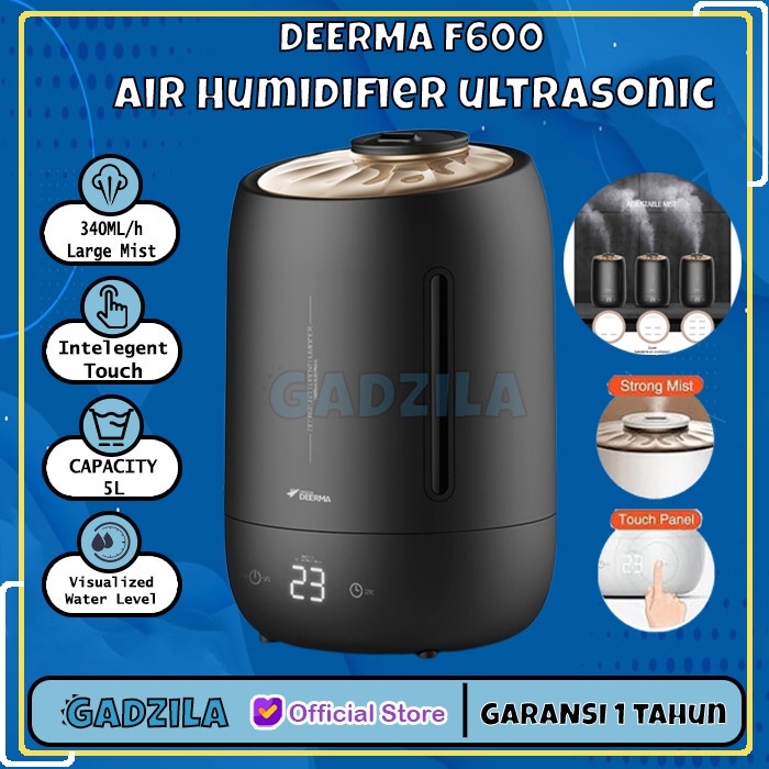 Jual DEERMA F600 AIR HUMIDIFIER LED ULTRASONIC PELEMBAB UDARA KANTOR ...