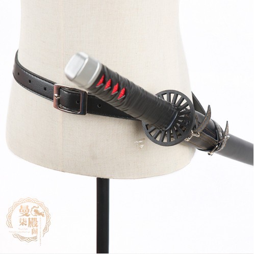 Jual Sword Hanging Sarung Pedang Black White Belt Ikat Pinggang Hitam ...