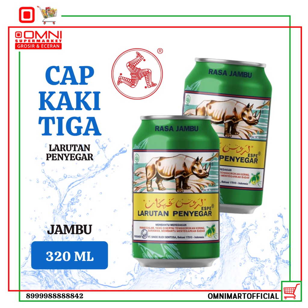 Jual Cap Badak Larutan Can Kaleng Jambu 320 Ml | Shopee Indonesia