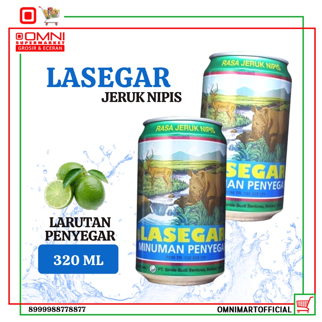 Jual Lasegar Jeruk Nipis Can Kaleng 320 Ml Larutan Penyegar | Shopee ...