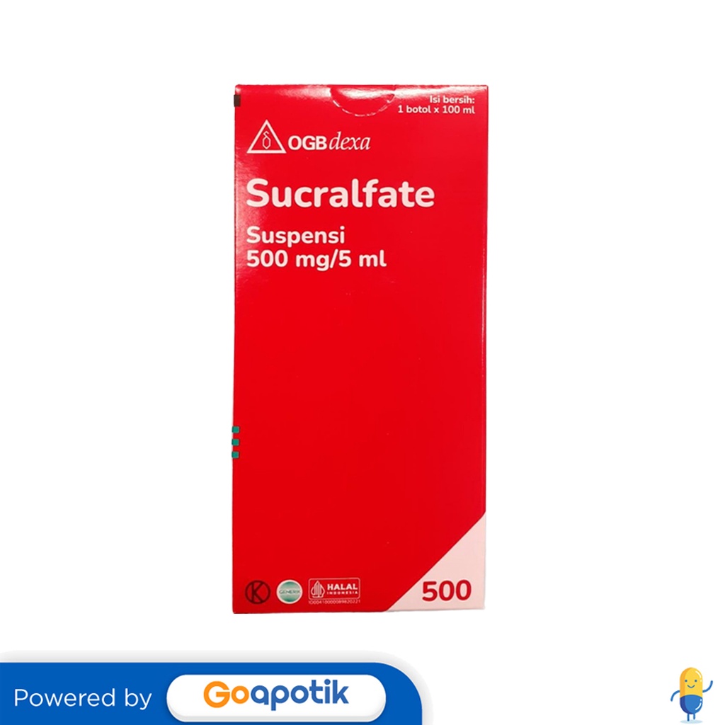 Jual SUCRALFATE OGB DEXA MEDICA 500 MG/5 ML SUSPENSI 100 ML | Shopee ...