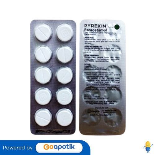 Jual PYREXIN 500 MG STRIP 10 TABLET | Shopee Indonesia