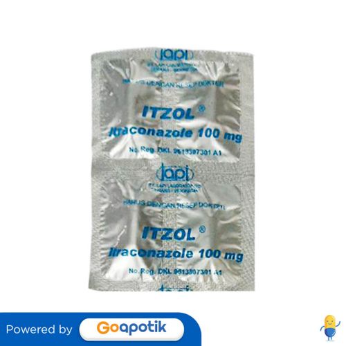 Jual ITZOL 100 MG KAPSUL STRIP | Shopee Indonesia
