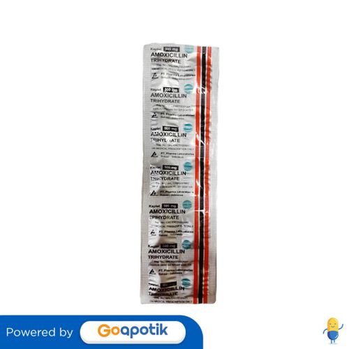 Jual AMOXICILLIN TRIHYDRATE PHARMA 500 MG STRIP 10 KAPLET | Shopee ...