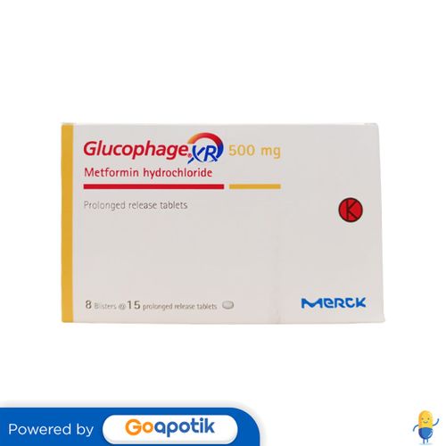 Jual GLUCOPHAGE XR 500 MG BOX 120 TABLET | Shopee Indonesia