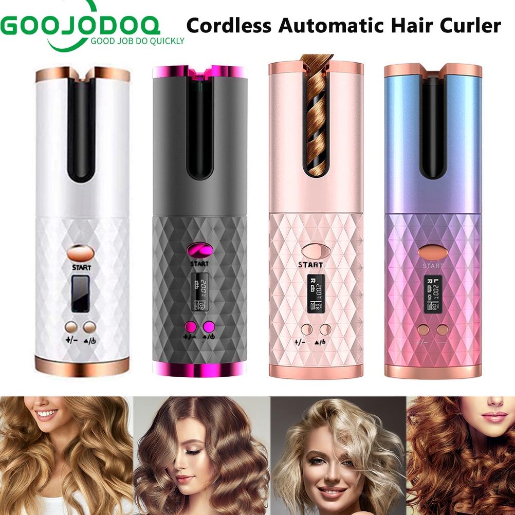 Jual Cordless Automatic Hair Curler /Set Alat Pengeriting Rambut ...