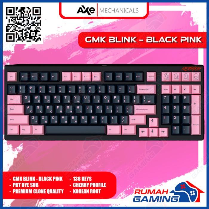 Jual Keycap - Keycaps - Cherry - Gmk Blink Black Pink - Pbt - Dye Sub ...
