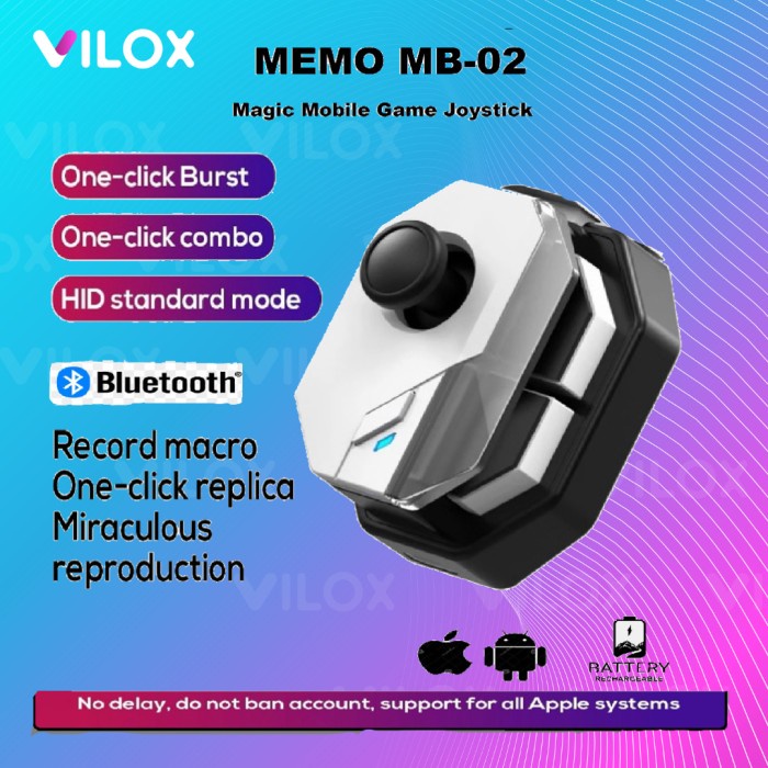 Jual memo MB02 magic record macro hid mode wireless controler joystick ...