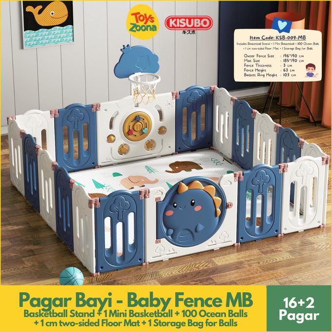 Jual ToysZoona Baby Play Fence Pagar Bayi Baby Fence Pagar Bermain Anak ...