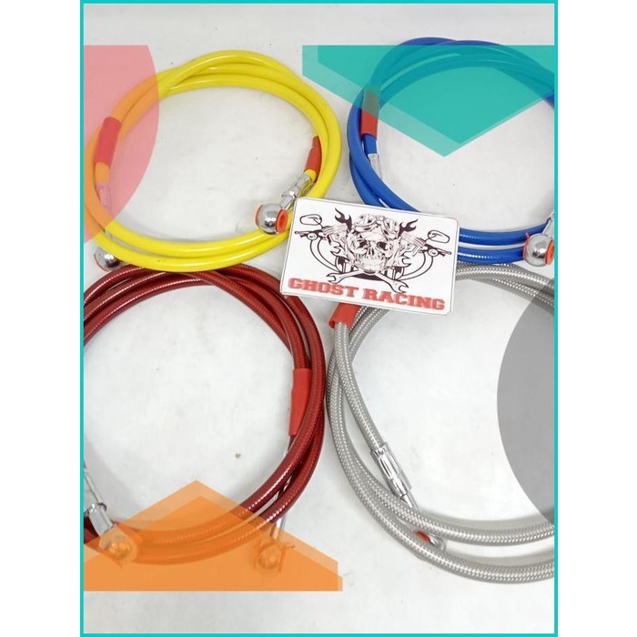 Jual Selang rem variasi karbon 130 cm 90 cm model TDR universal semua ...