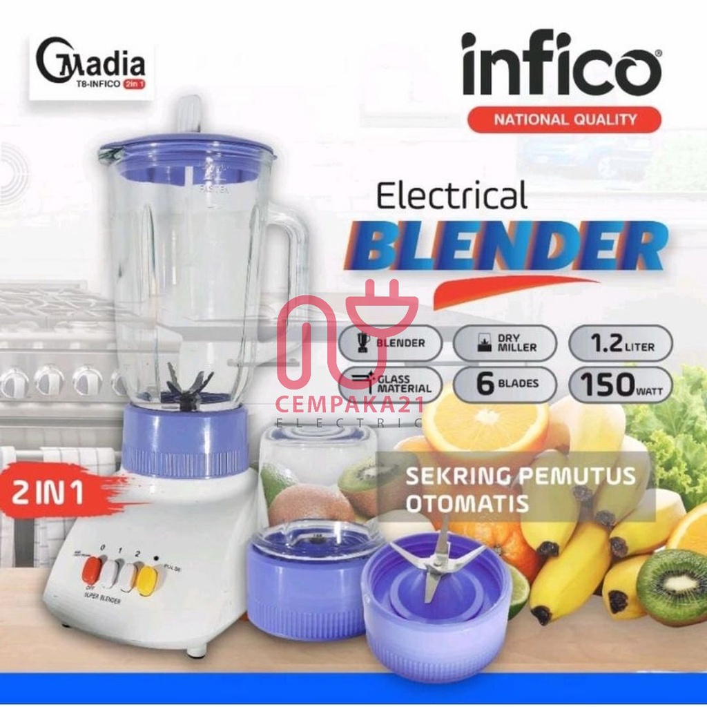 Jual Infico Blender Kaca 2 In 1 | Shopee Indonesia