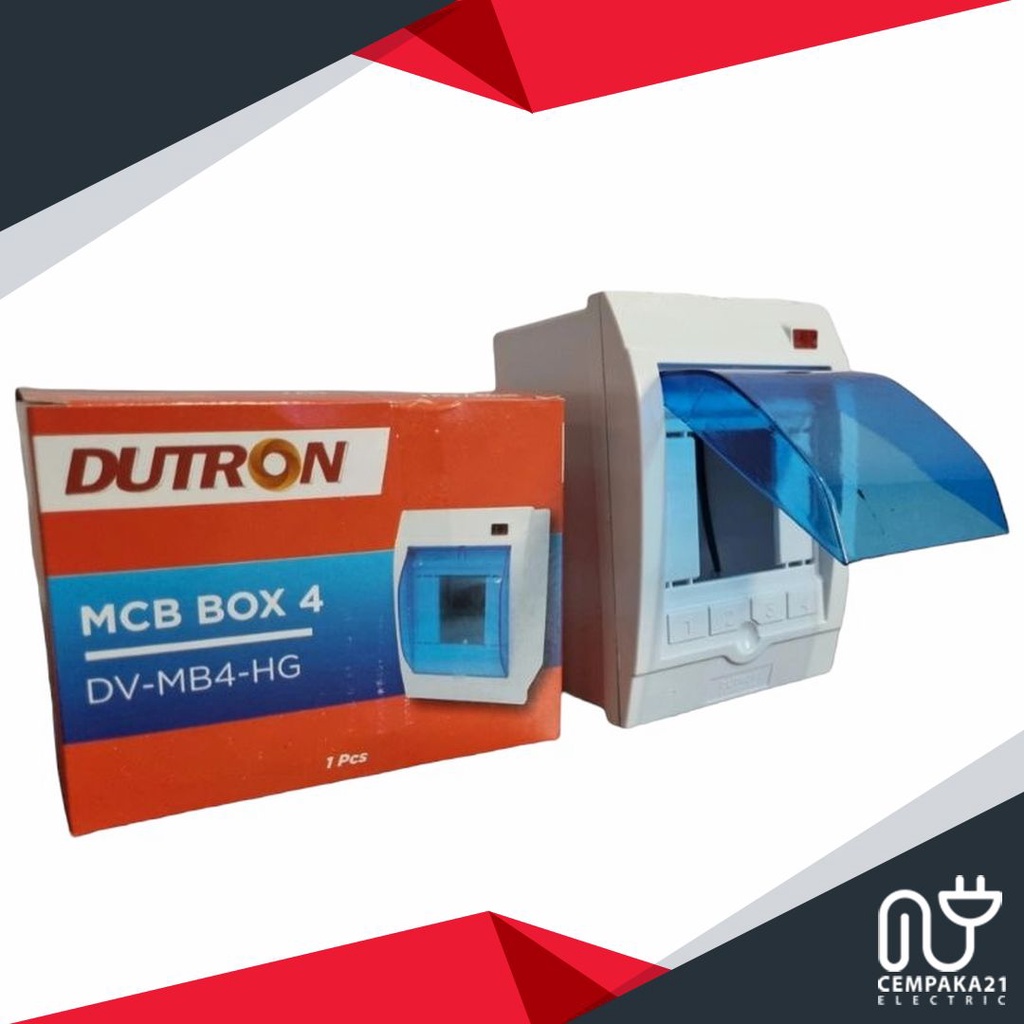 Jual Dutron MCB BOX 2 / 4 Group Dengan Lampu Led Indicator (HG ...