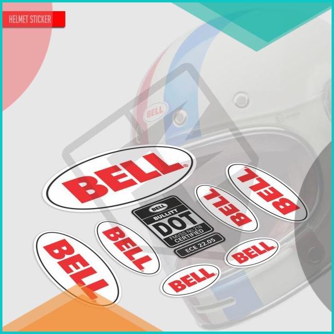 Jual Sticker Set Modifikasi Logo Helm Bell Motor Retro Klasik Classic ...