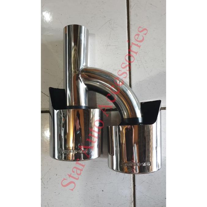 Jual Tail Pipe / Knalpot AMG Mercedes Benz W204 / W211 Double Oval ...