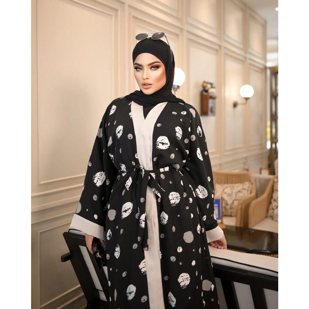 Jual Karam Collection ZELGA Abayat ( Abaya Kancing / Button ) | Shopee ...