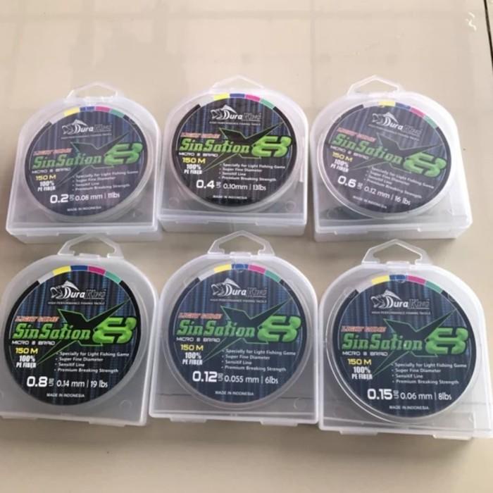 Jual TERLENGKAP Senar PE Duraking Sensation Micro x8 | Shopee Indonesia